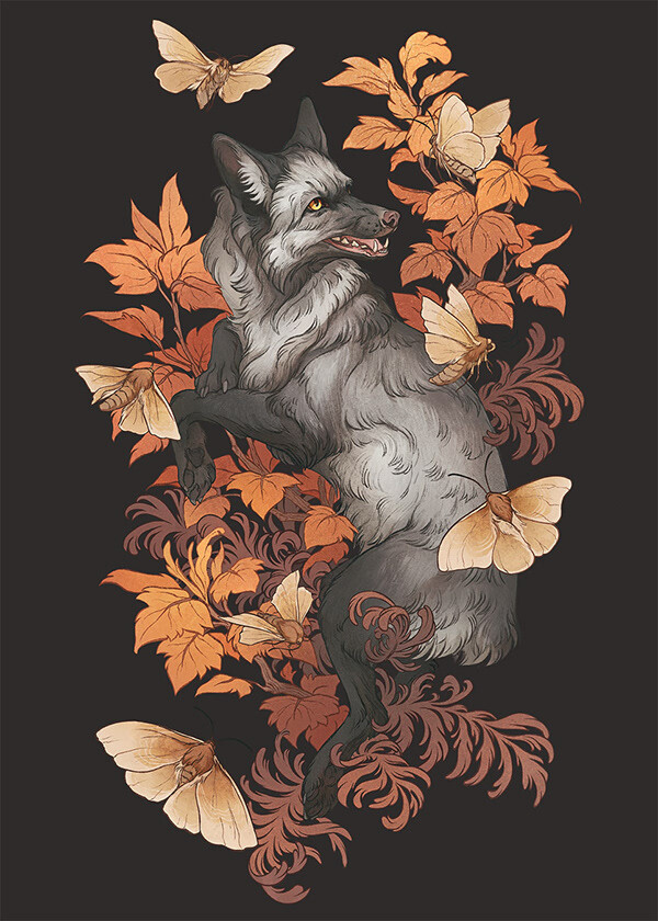 ArtStation - Lore the fox - TSHIRT DESIGN
