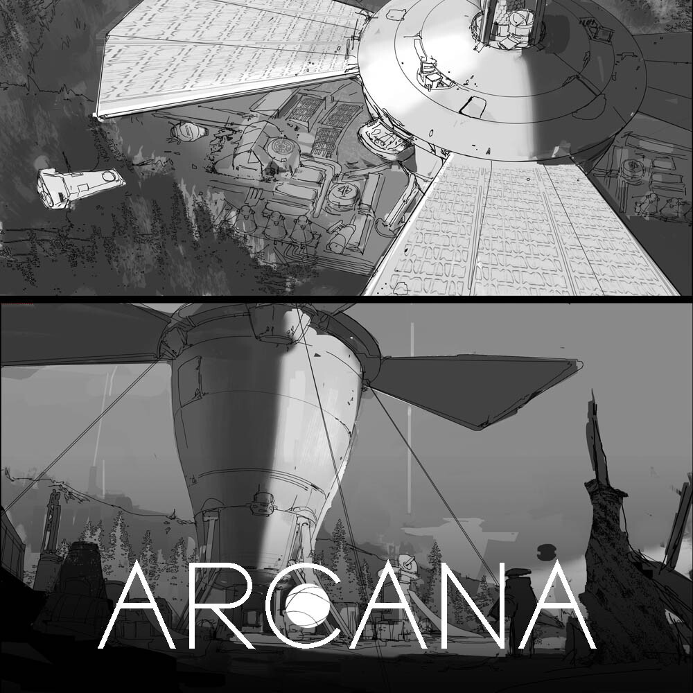 ArtStation - Arcana - Human Settlement Wip