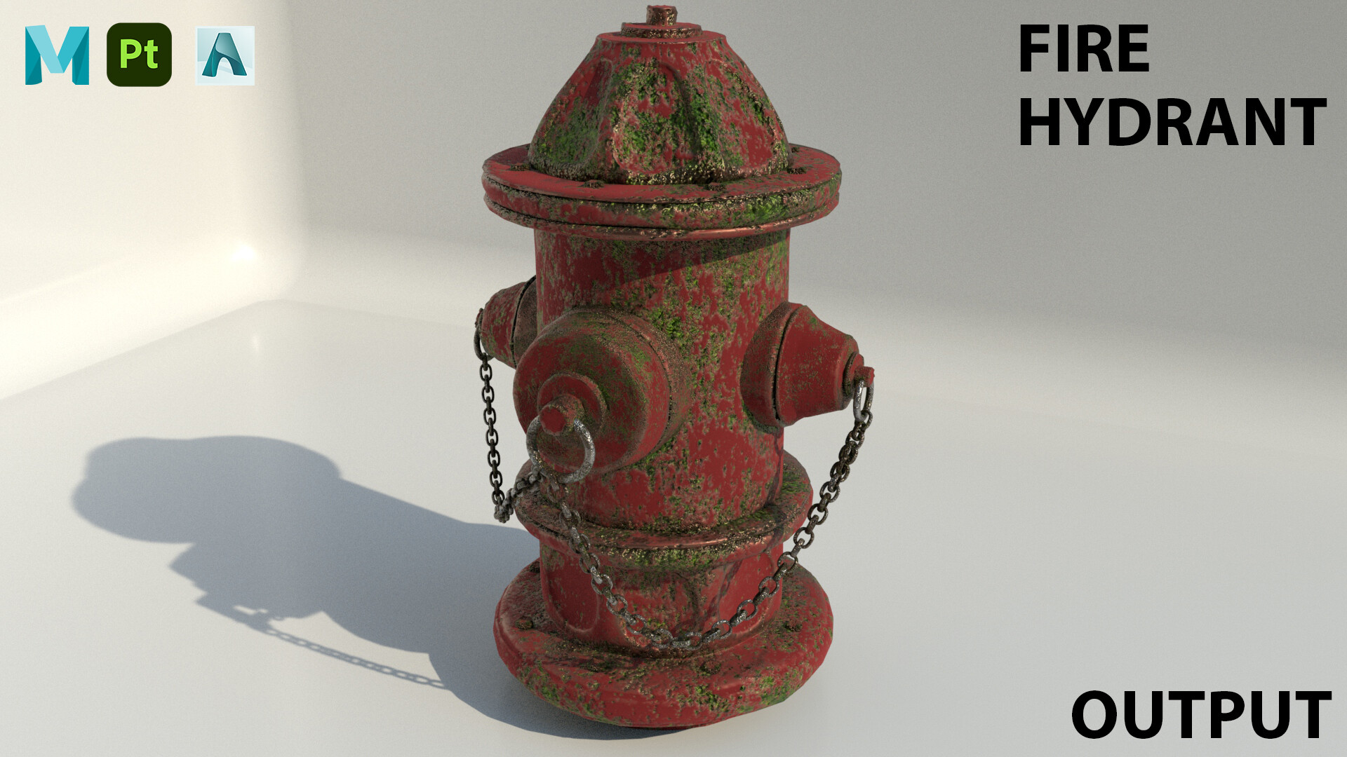 ArtStation - Old Rusted Fire Hydrant