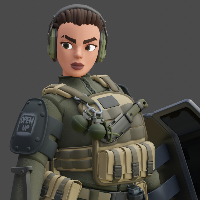 ArtStation - Operator 3D Model