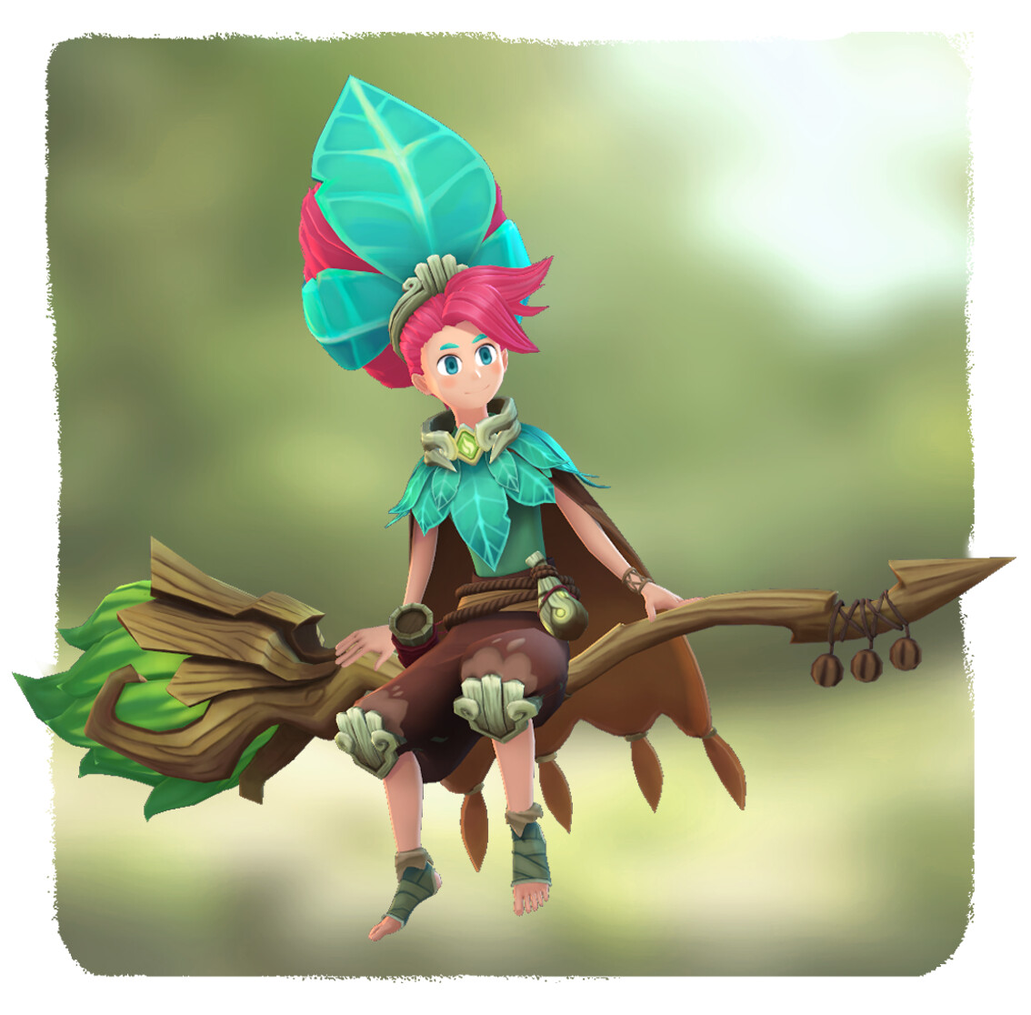 ArtStation - Liyah - The Forest Girl 3D Model