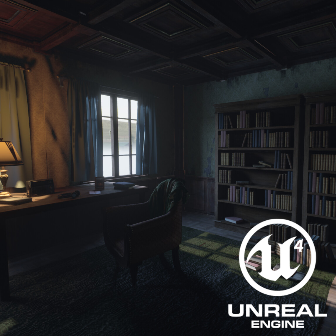 ArtStation - Reading Room - Unreal Engine 4