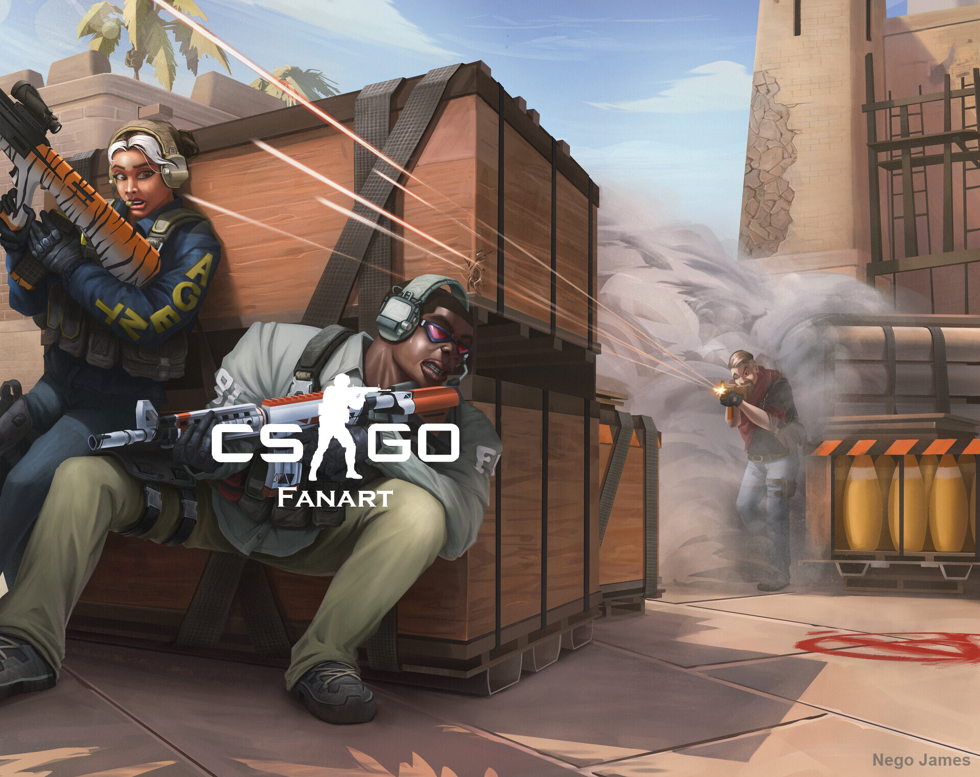 ArtStation - Cs GO Fanart