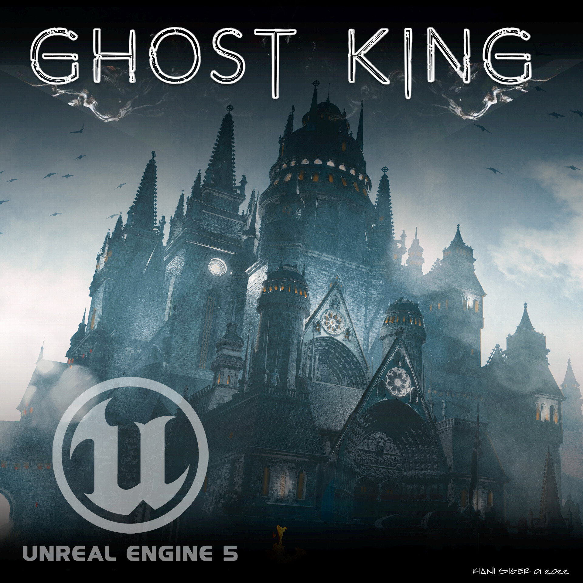 ArtStation - Departure in the Night - Ghost King