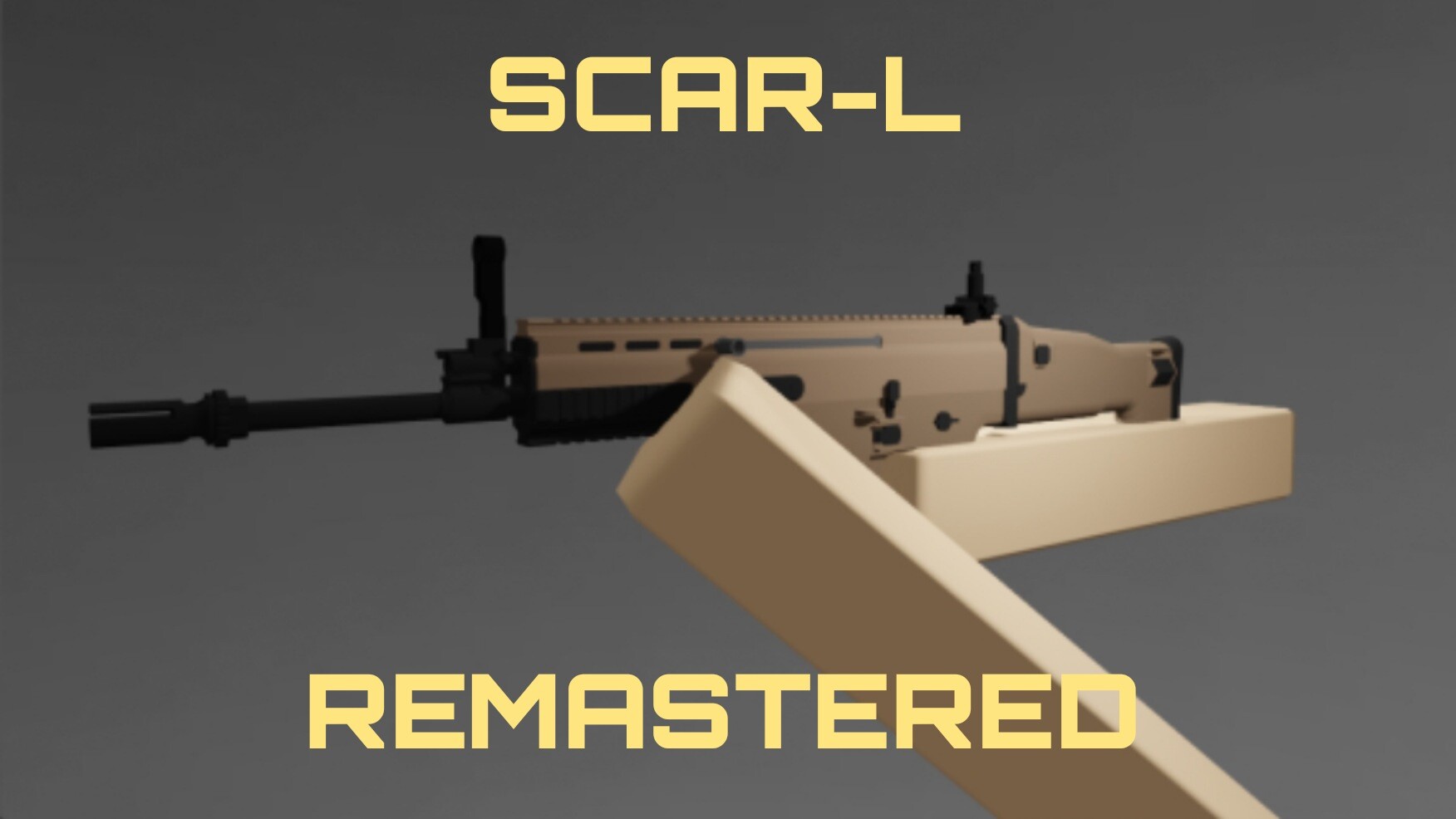 ArtStation - SCAR-L REMASTERED