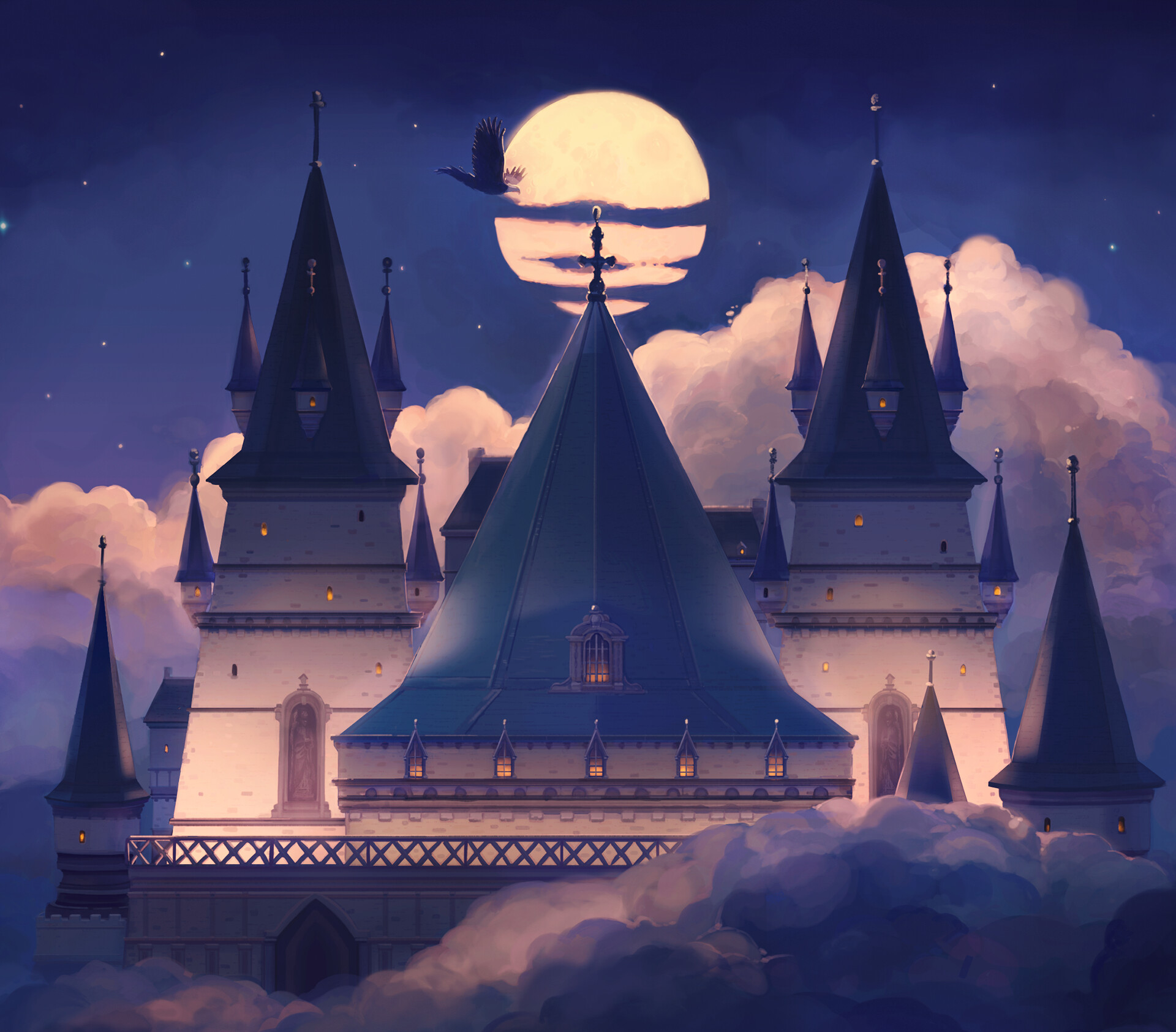 ArtStation - Night Castle