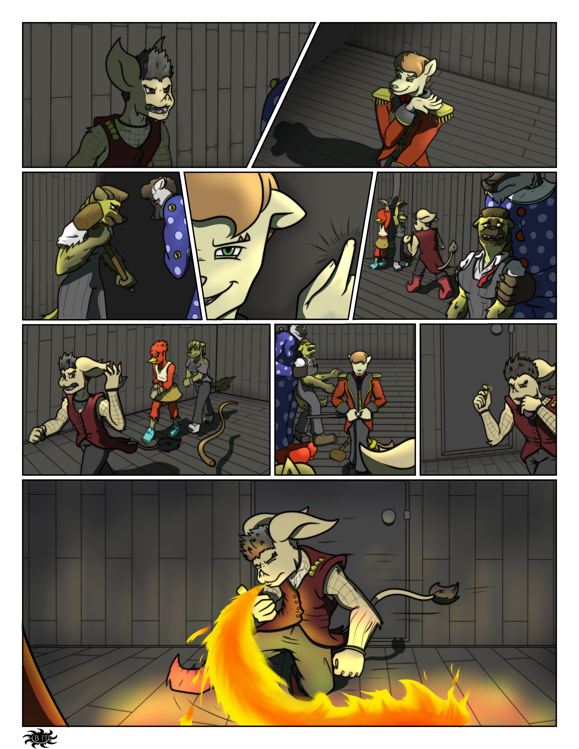 ArtStation - Tukk & Rol Webcomic page 229 Process