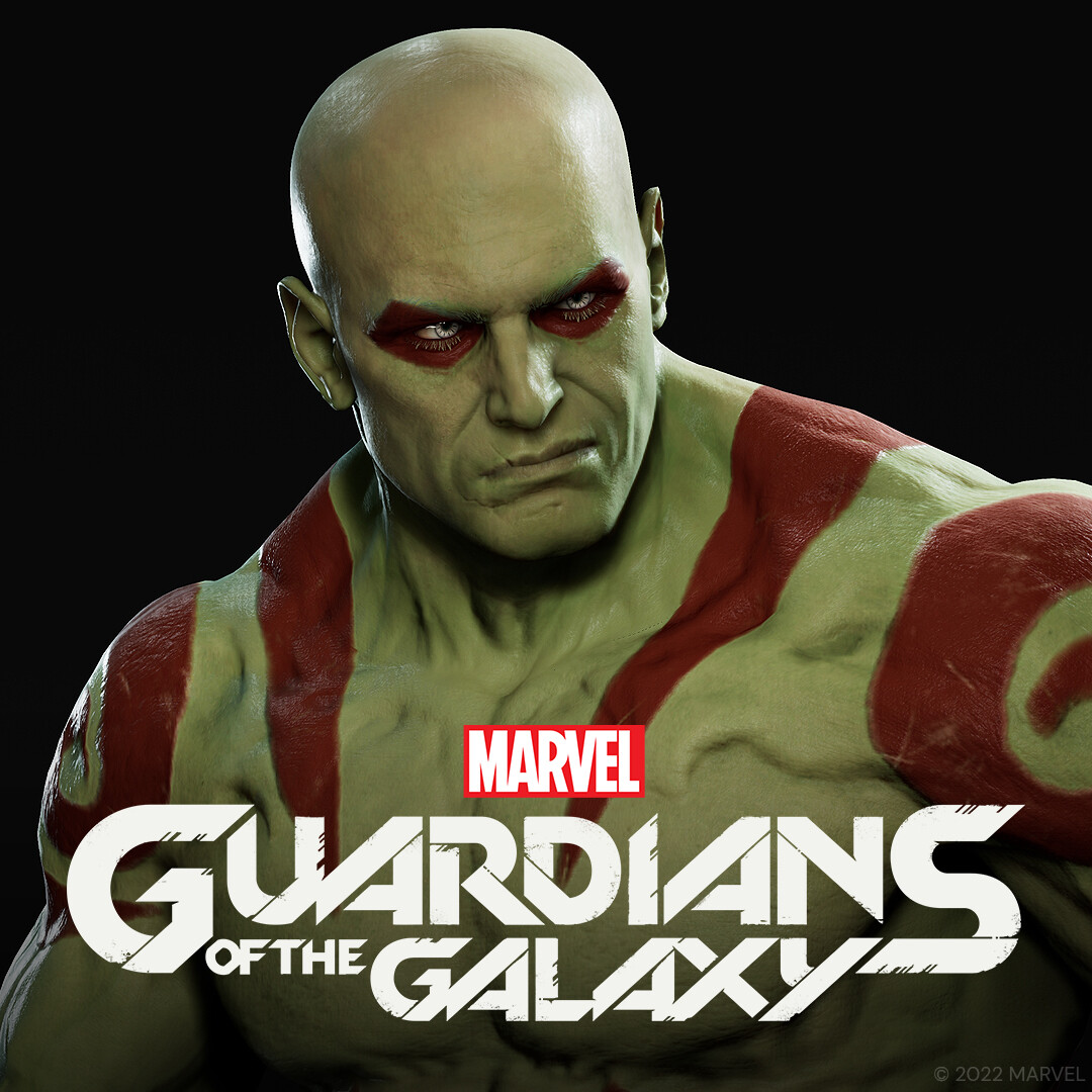 ArtStation - Drax - Cage Match - Marvel`s Guardians of the Galaxy