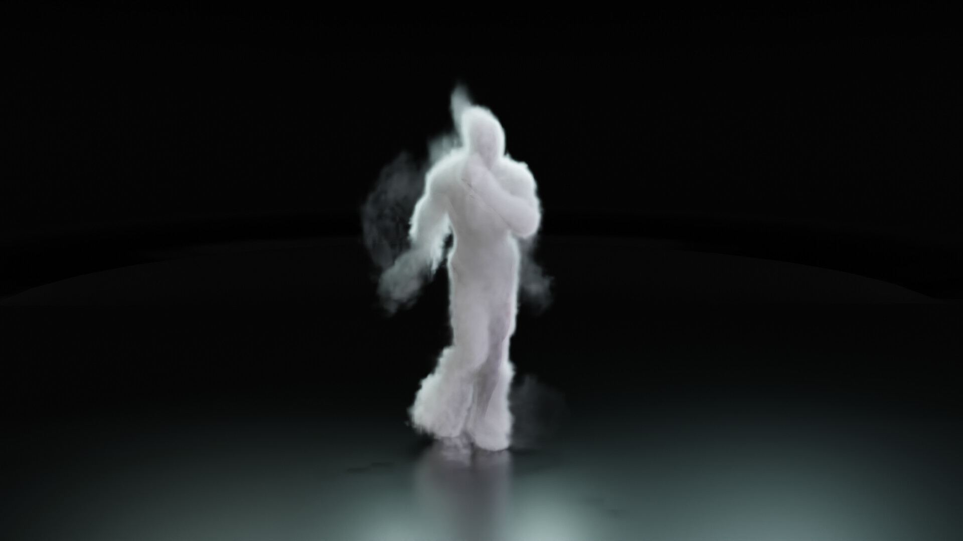 ArtStation - Human Shape Smoke Simulation