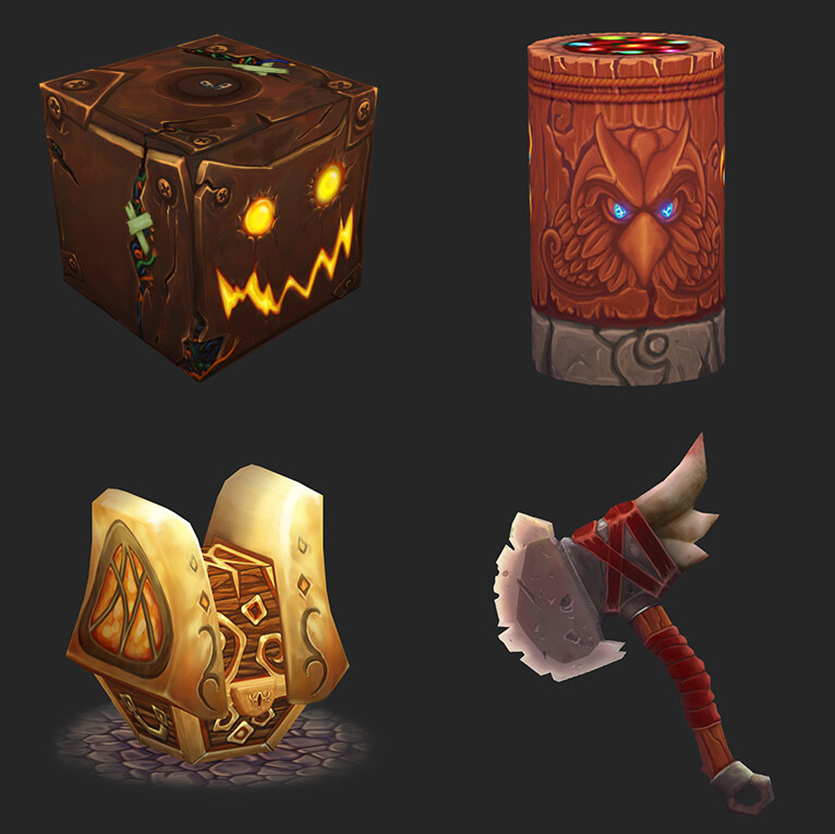 ArtStation - Hand-painted props pack