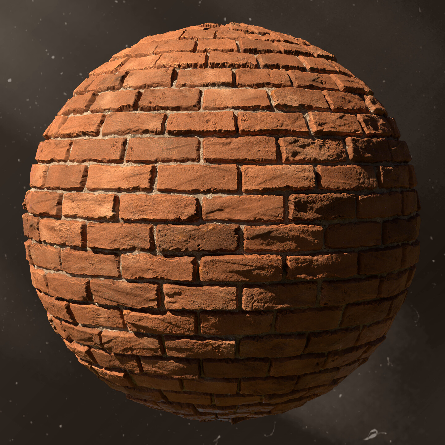 ArtStation - Red Bricks Material - Substance Designer
