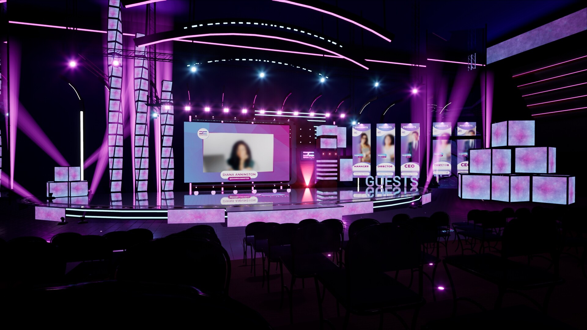 ArtStation - Unreal Engine Virtual Production Stage for Conference
