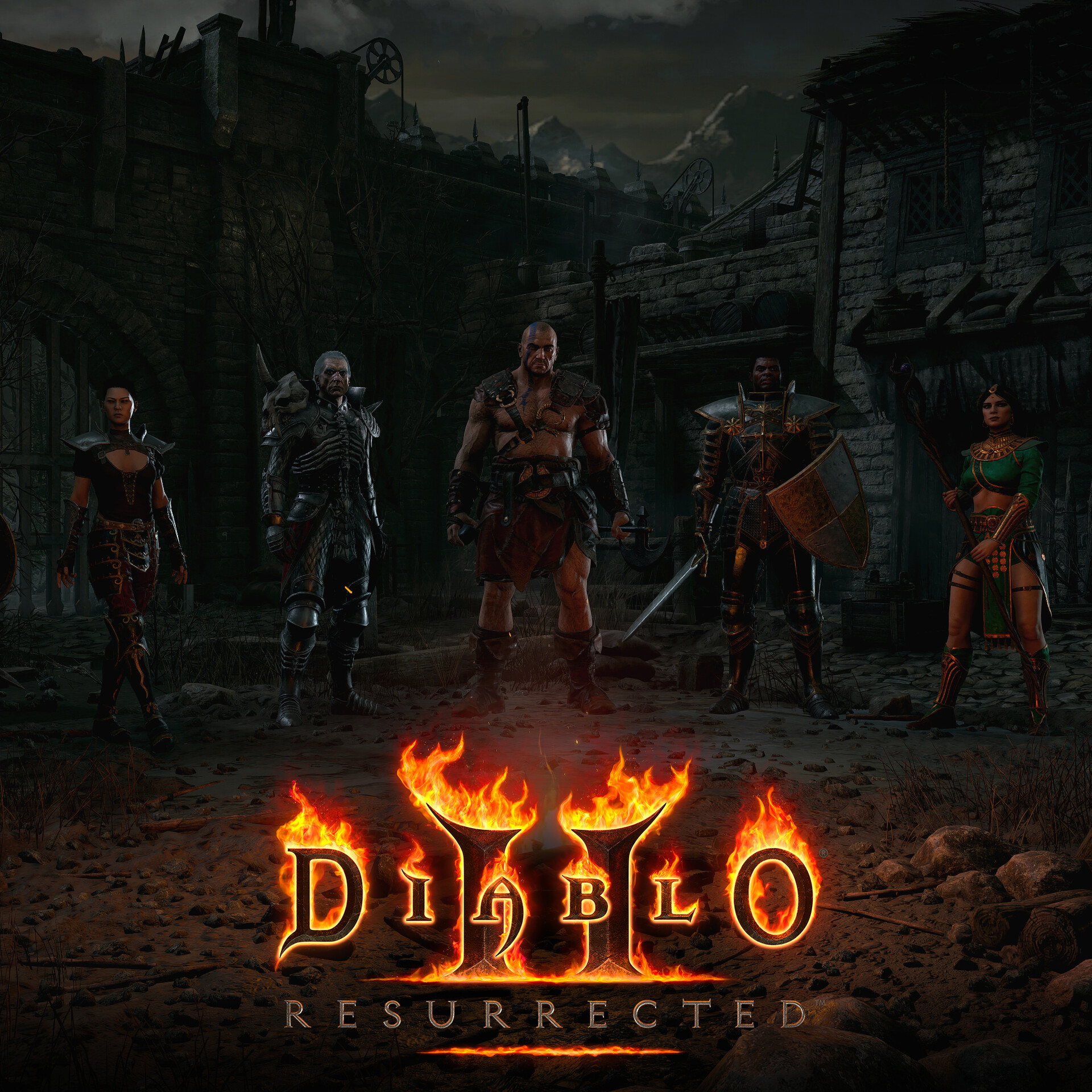 ArtStation - Diablo 2: Resurrected - Character Selection Screen