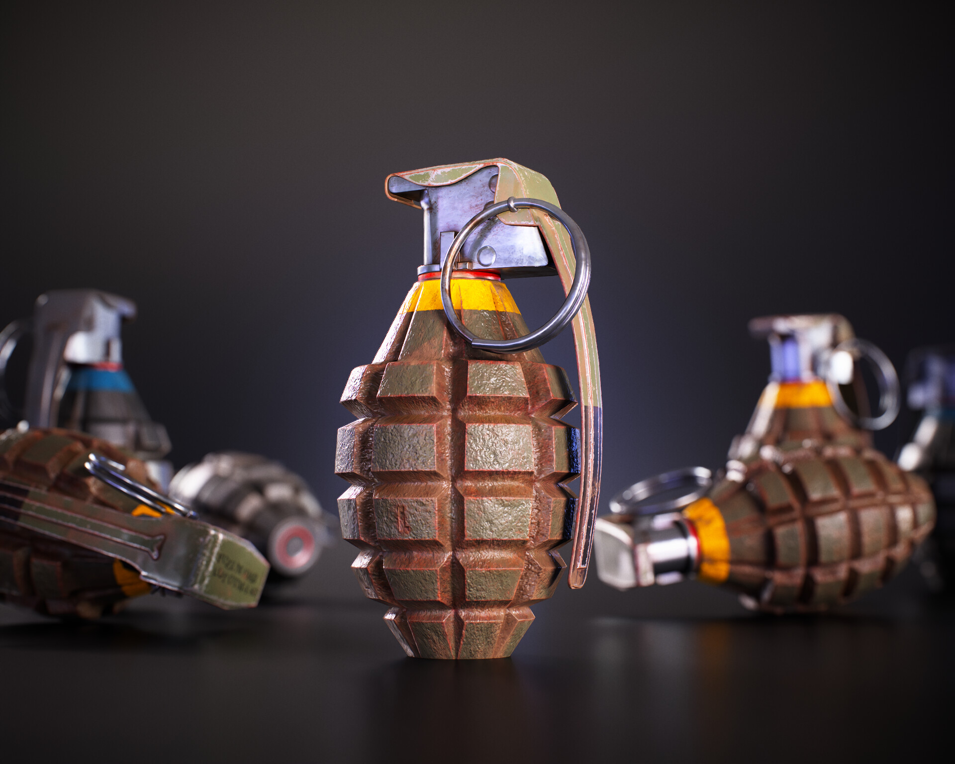 ArtStation - MK II 'Pineapple' Grenade