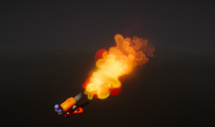 ArtStation - Flamethrower VFX