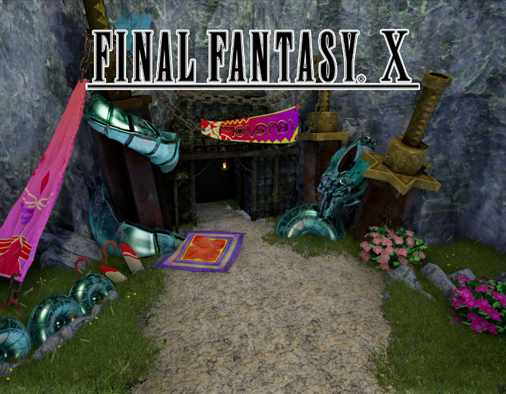 ArtStation - Final Fantasy X - 3D Environment Remake