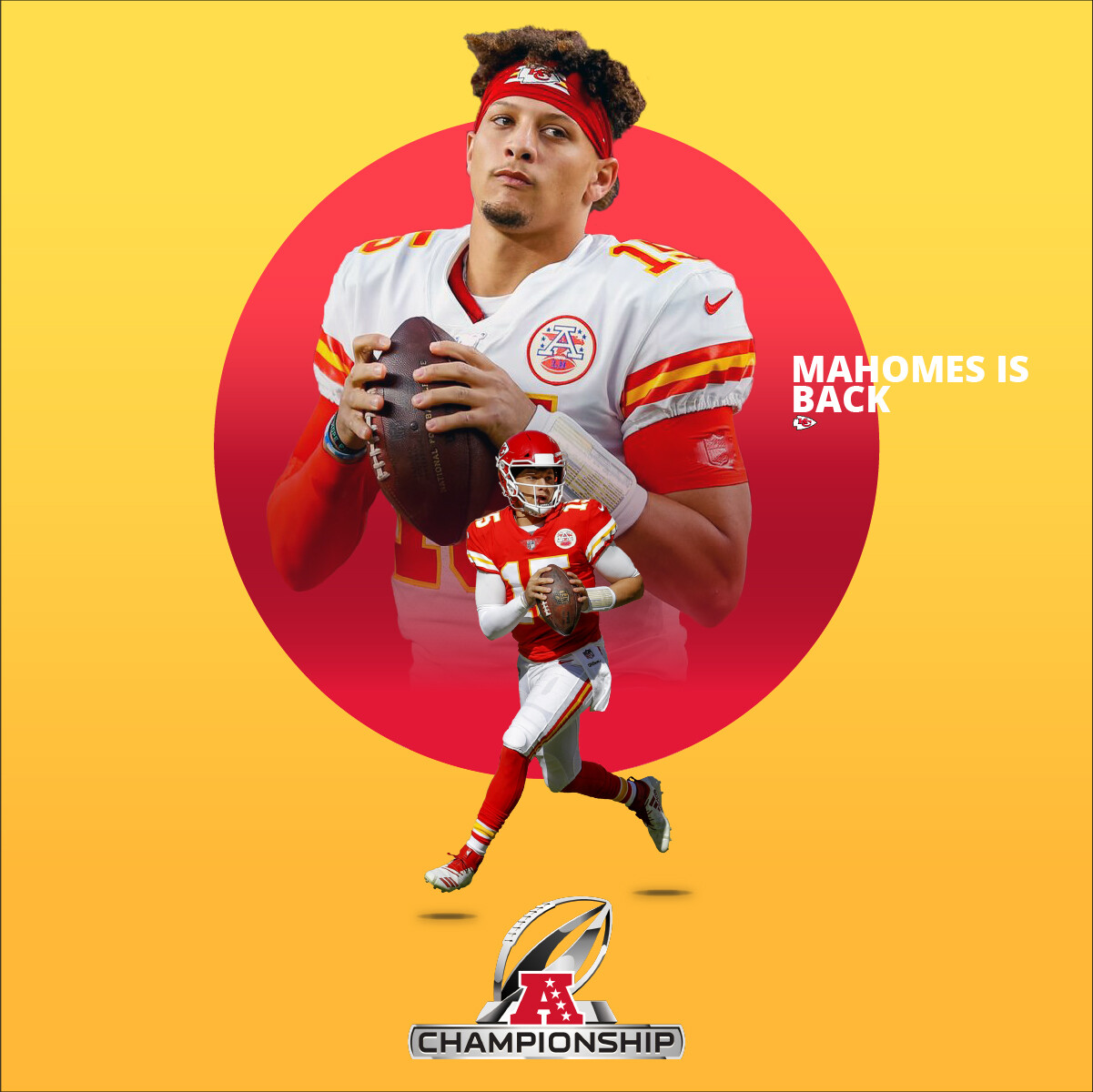 ArtStation - Mahomes is Back In The AFC Championship