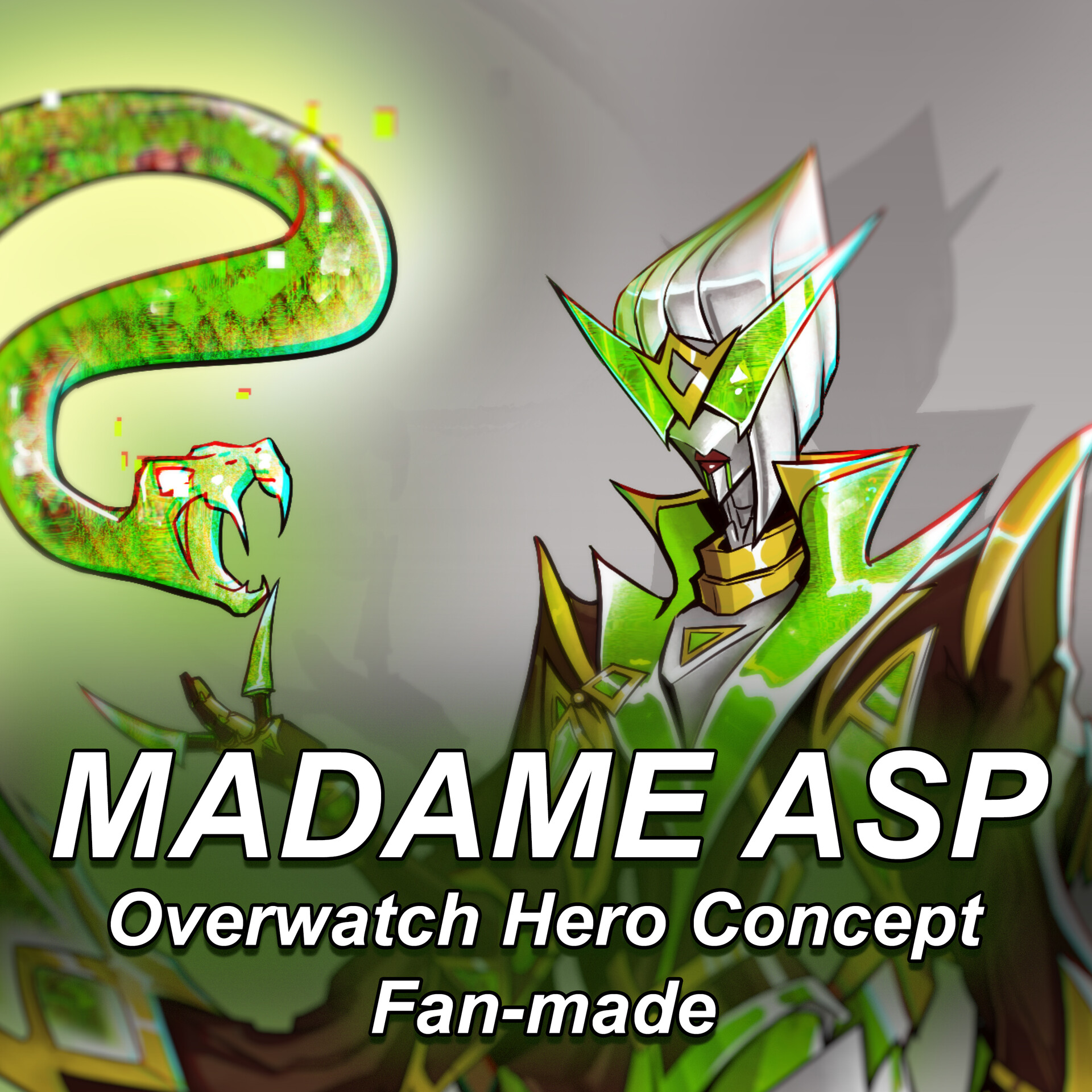 ArtStation - MADAME ASP - Overwatch Hero Concept ( Fan Art)