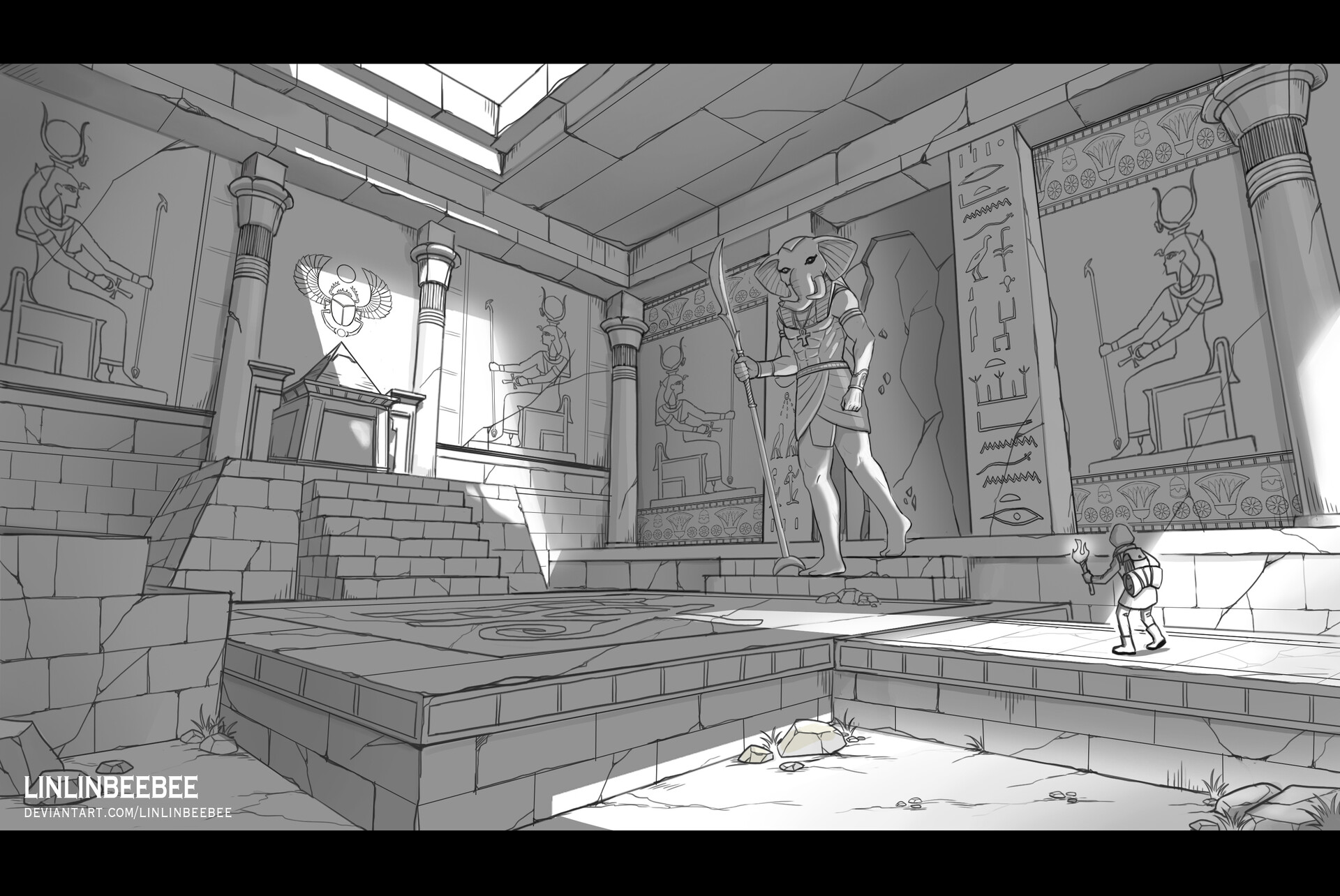 ArtStation - The Lost Temple - Egypt
