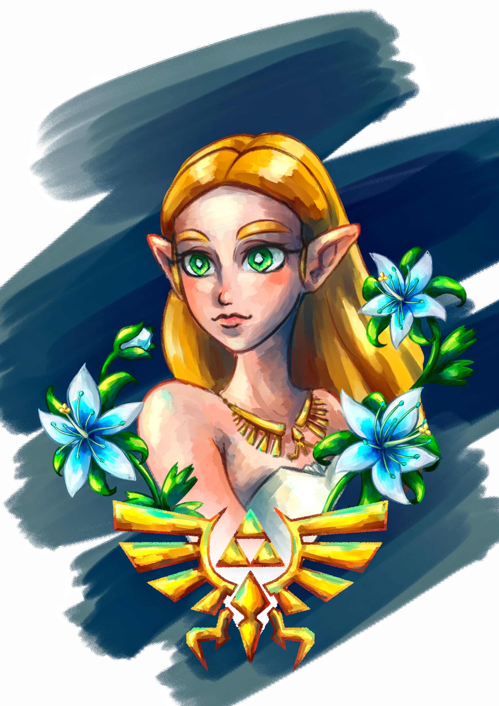 ArtStation - Zelda Breath of the Wild portraits