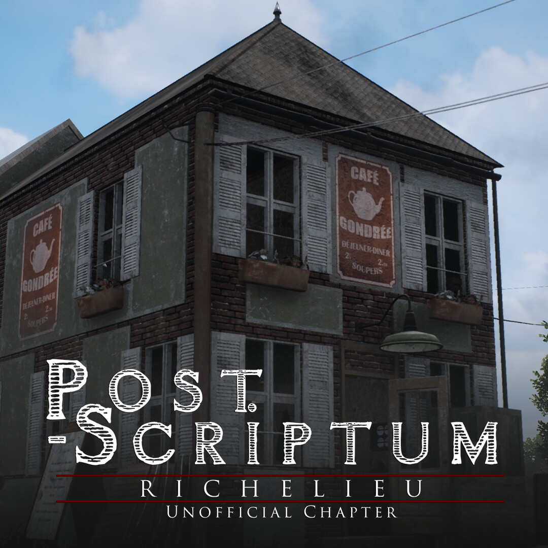 ArtStation - [Chapter Richelieu - Post Scriptum Mod] - Café Gondrée