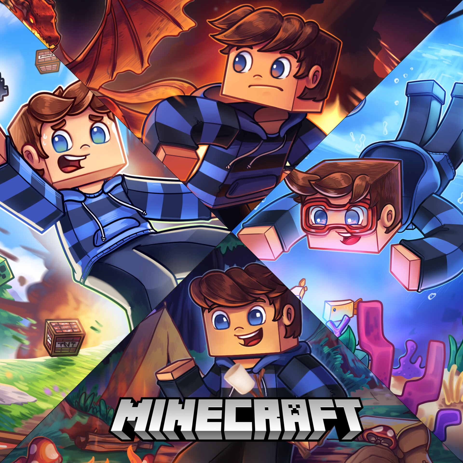 ArtStation - Judex's Commission Mousepad illustration