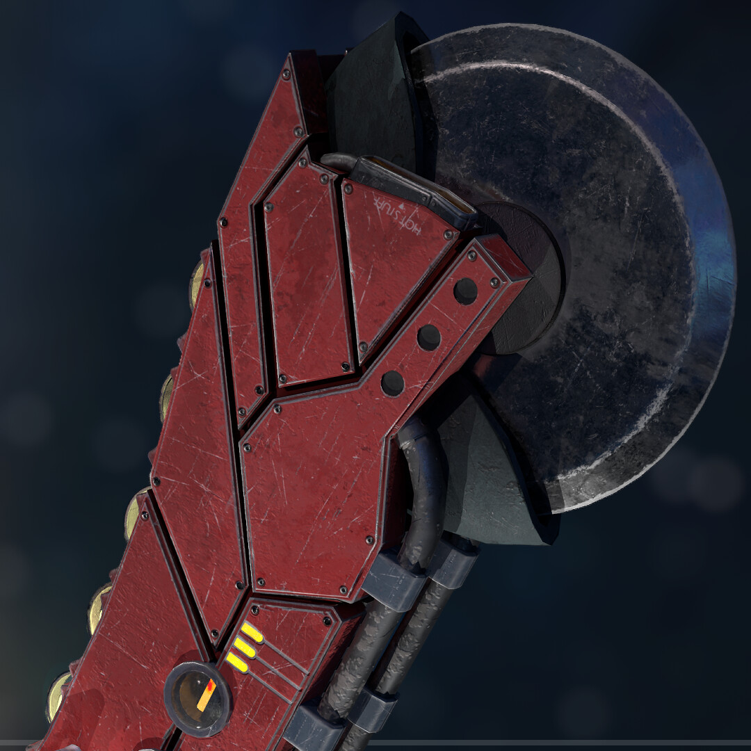 ArtStation - Luna Piena – Weaponizing a Pizza Cutter