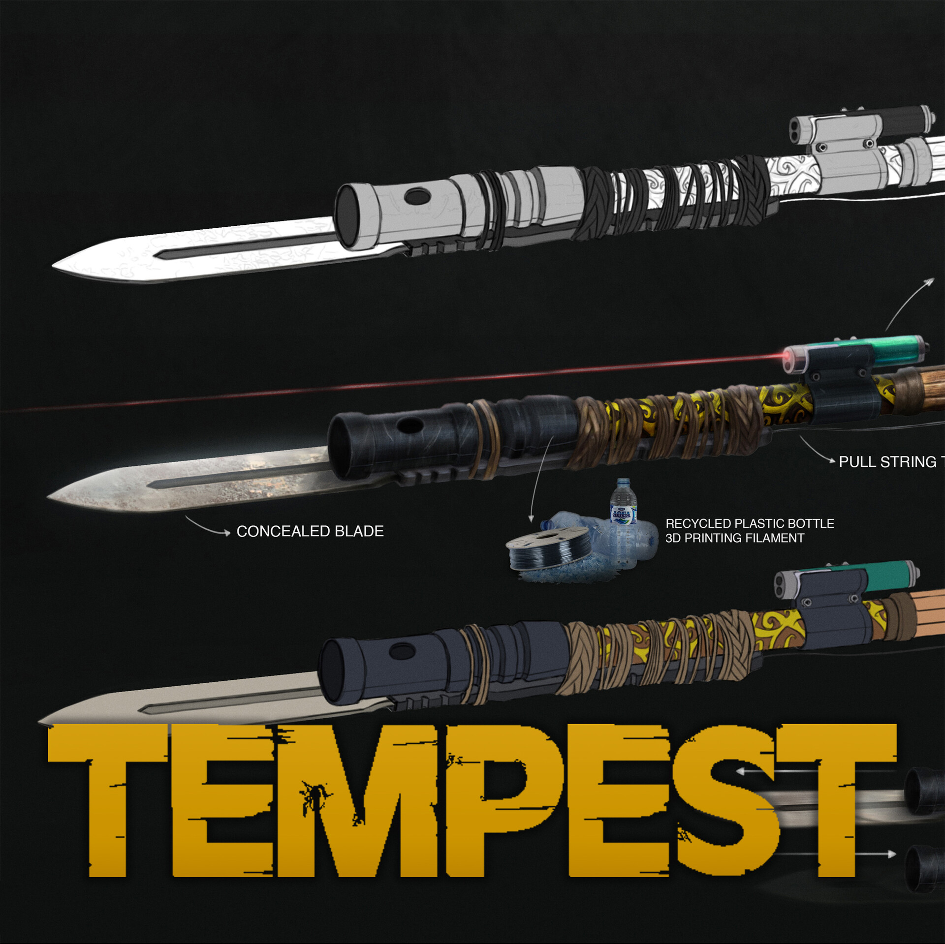 ArtStation - Mira's Blowgun Design