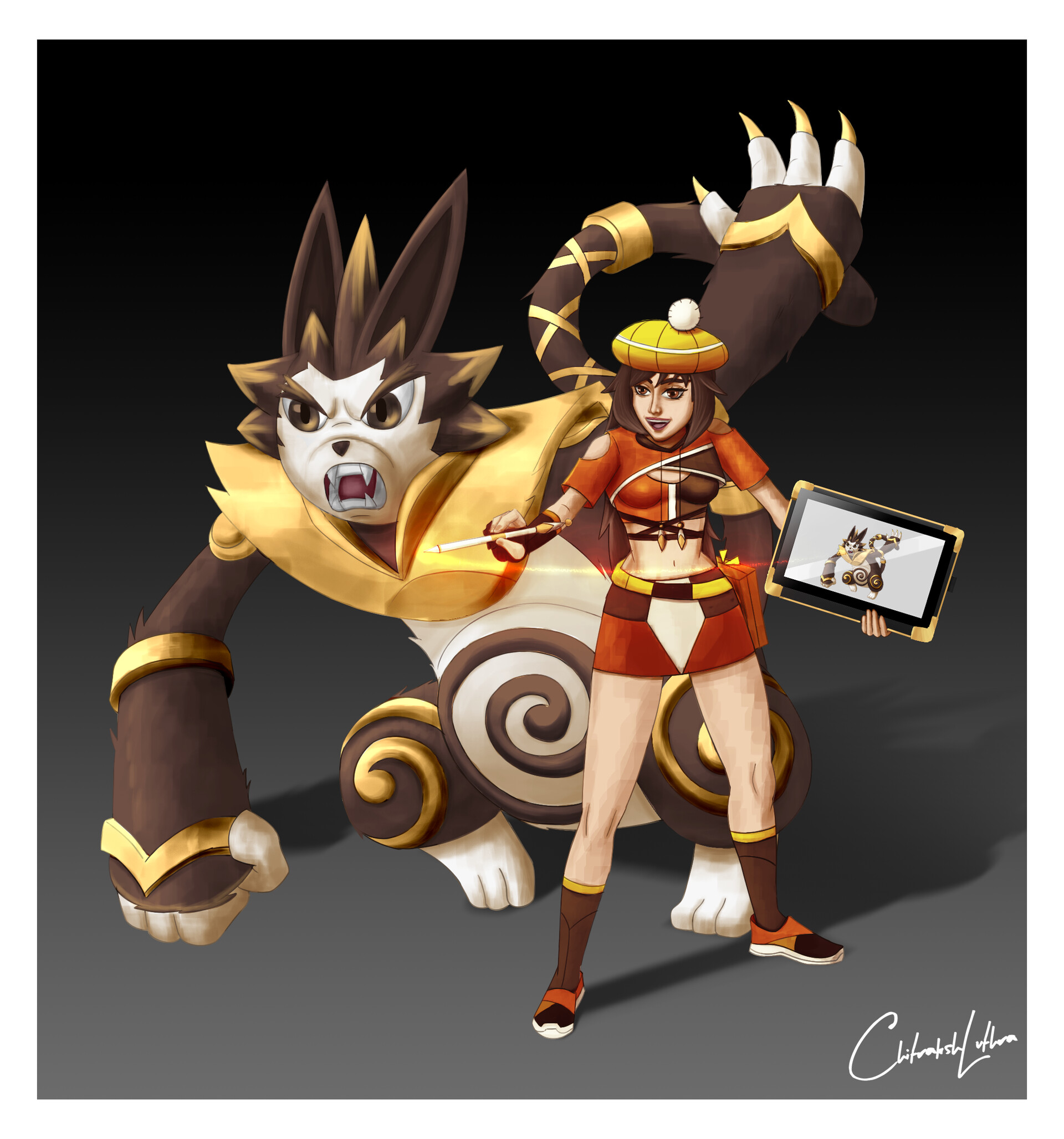 ArtStation - Chitra the artist ( Character concept )