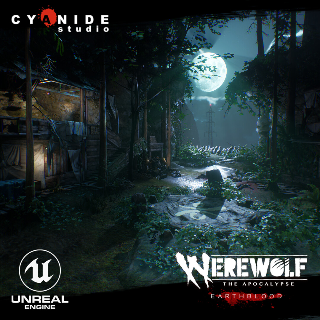 ArtStation - Werewolf: The Apocalypse - Earthblood - The Forest Caern