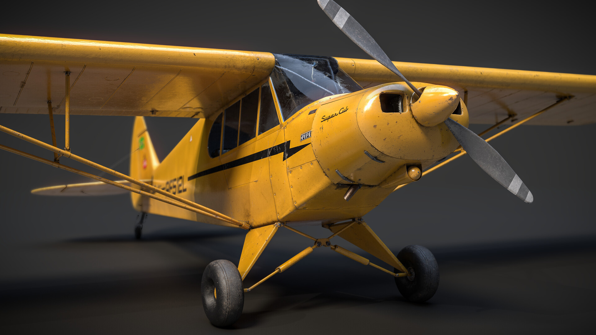 ArtStation - Piper PA-18 Super Cub