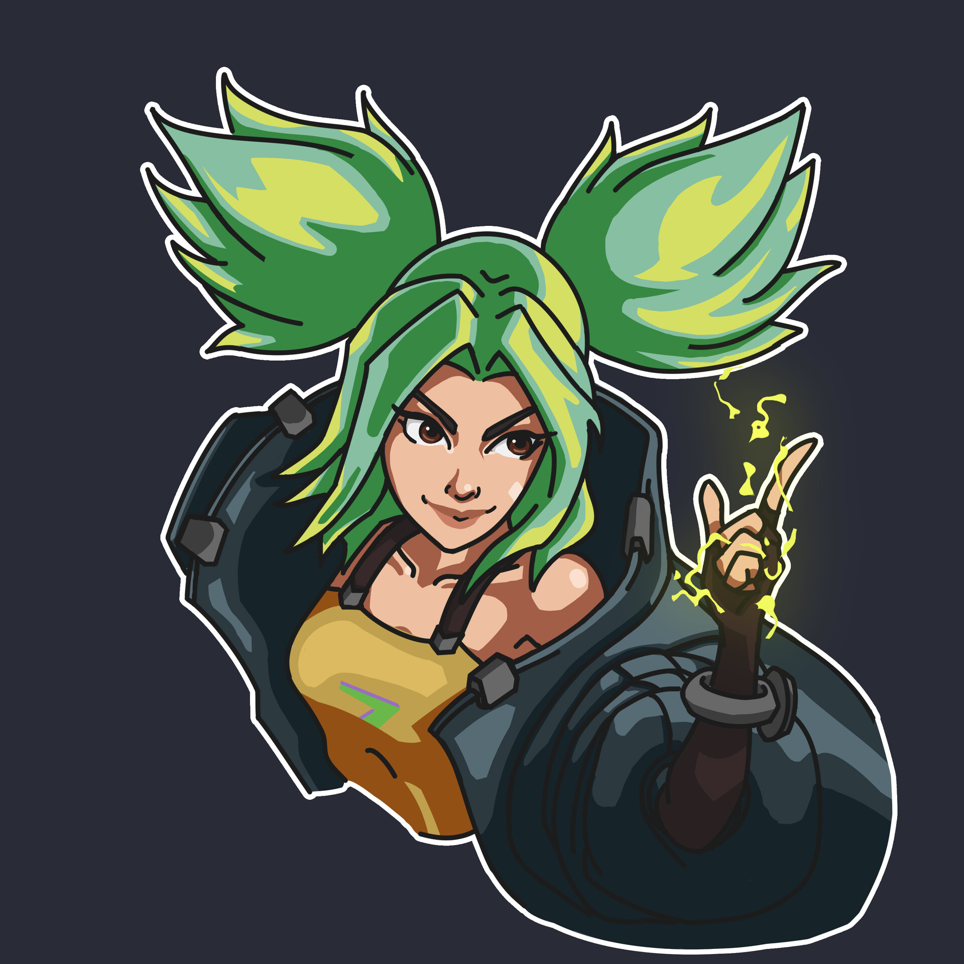 ArtStation - Zeri - League of Legends Sticker