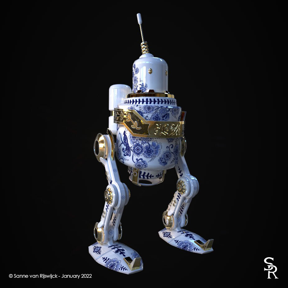 ArtStation - Porcelain Robot