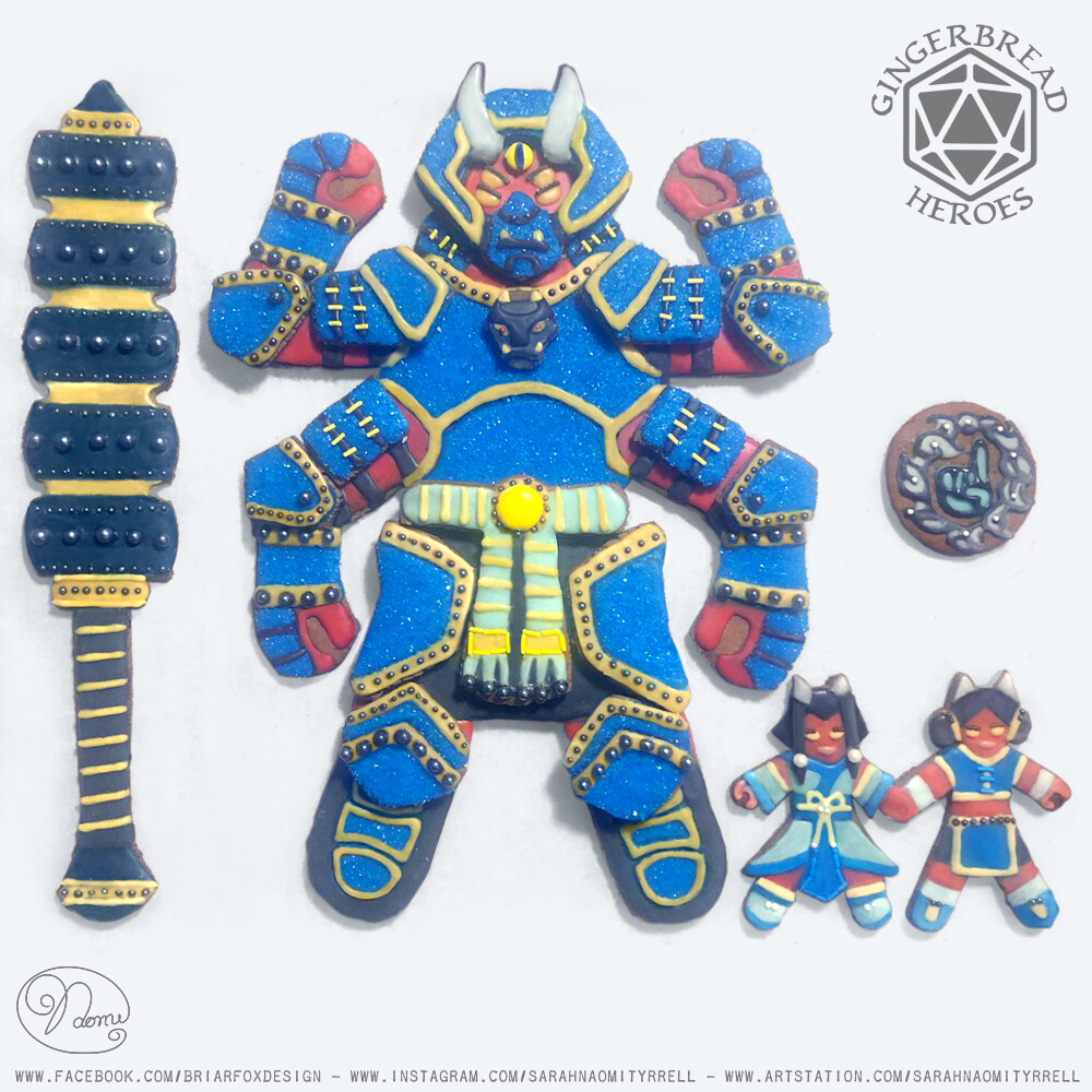 ArtStation - Gingerbread Heroes 2022