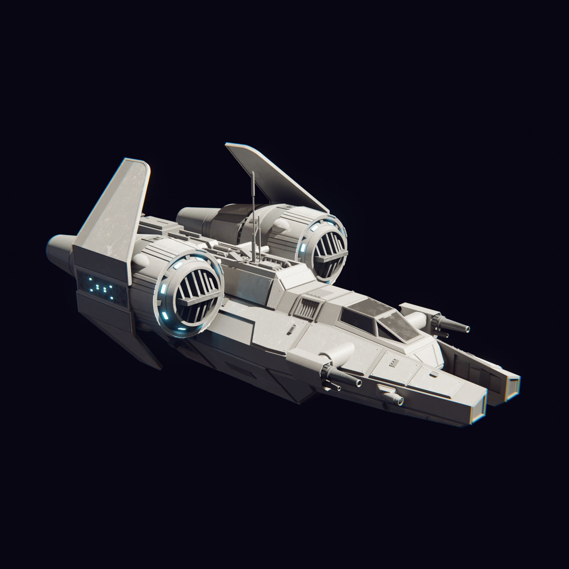 ArtStation - SGS-S1 Condor Gunship
