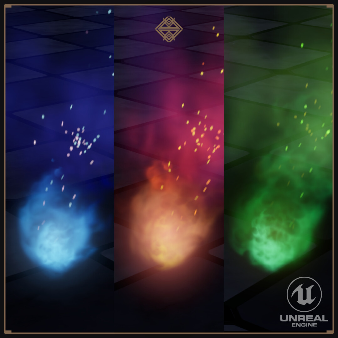 ArtStation - VFX Stylized Fire