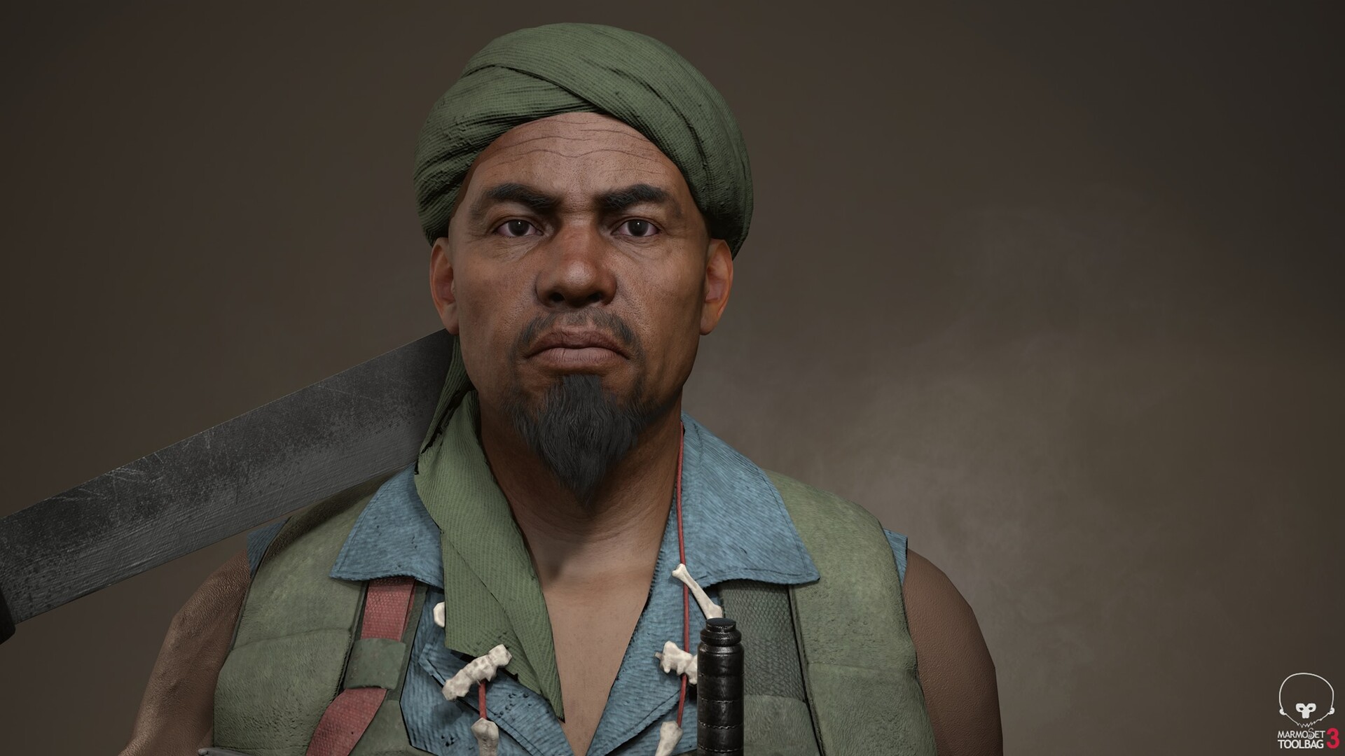 ArtStation - African Mercenary (Real-Time)