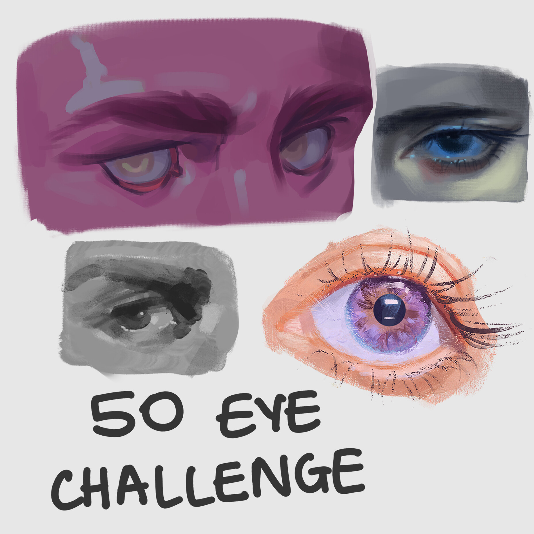 ArtStation - 50 Eye Challenge