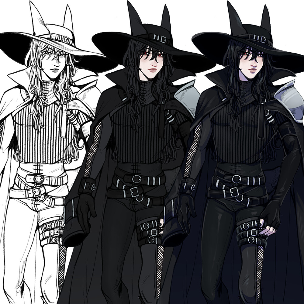 ArtStation - vampire hunter design