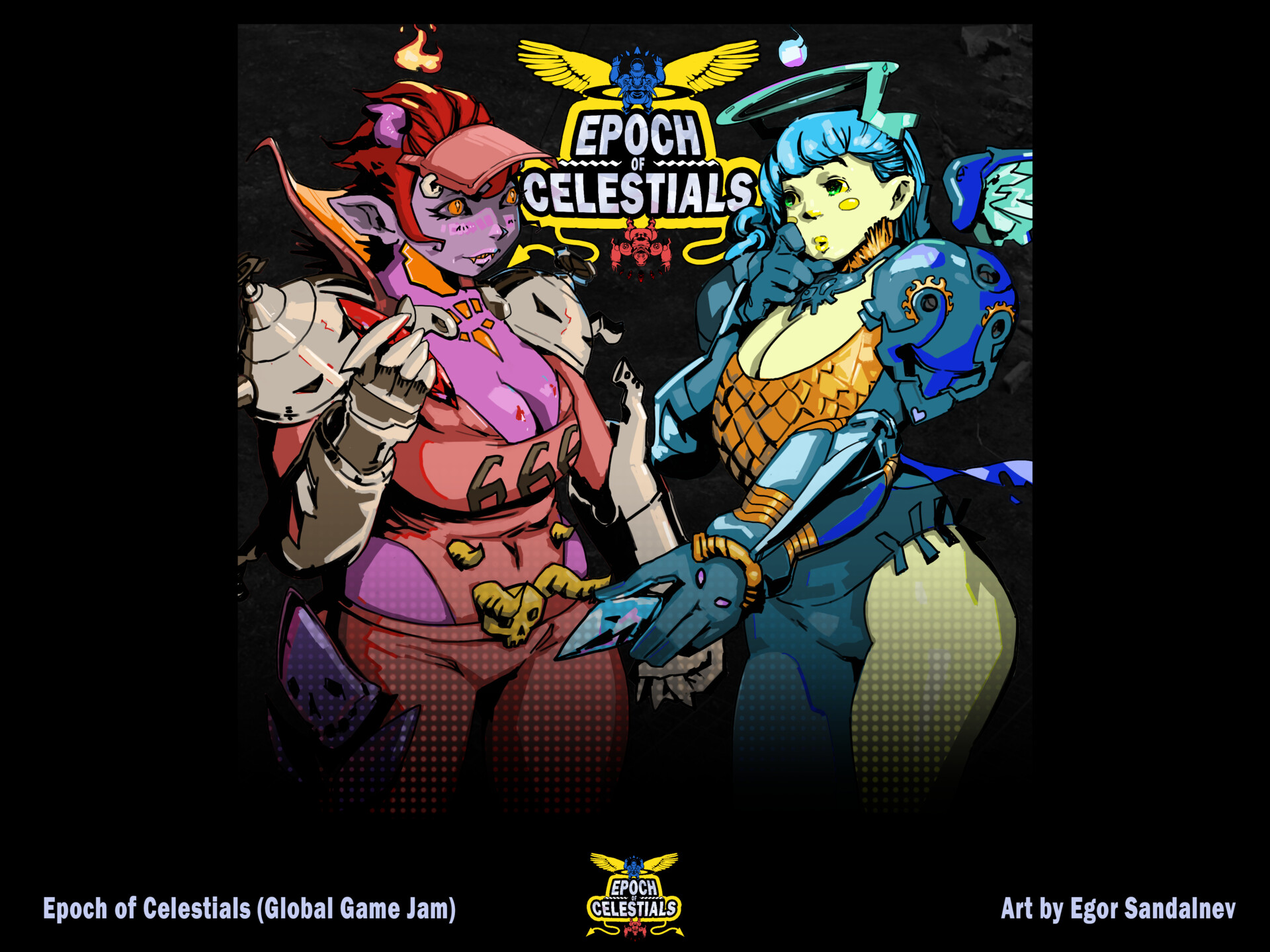 ArtStation - Epoch of Celestials (Global Game Jam 2022)