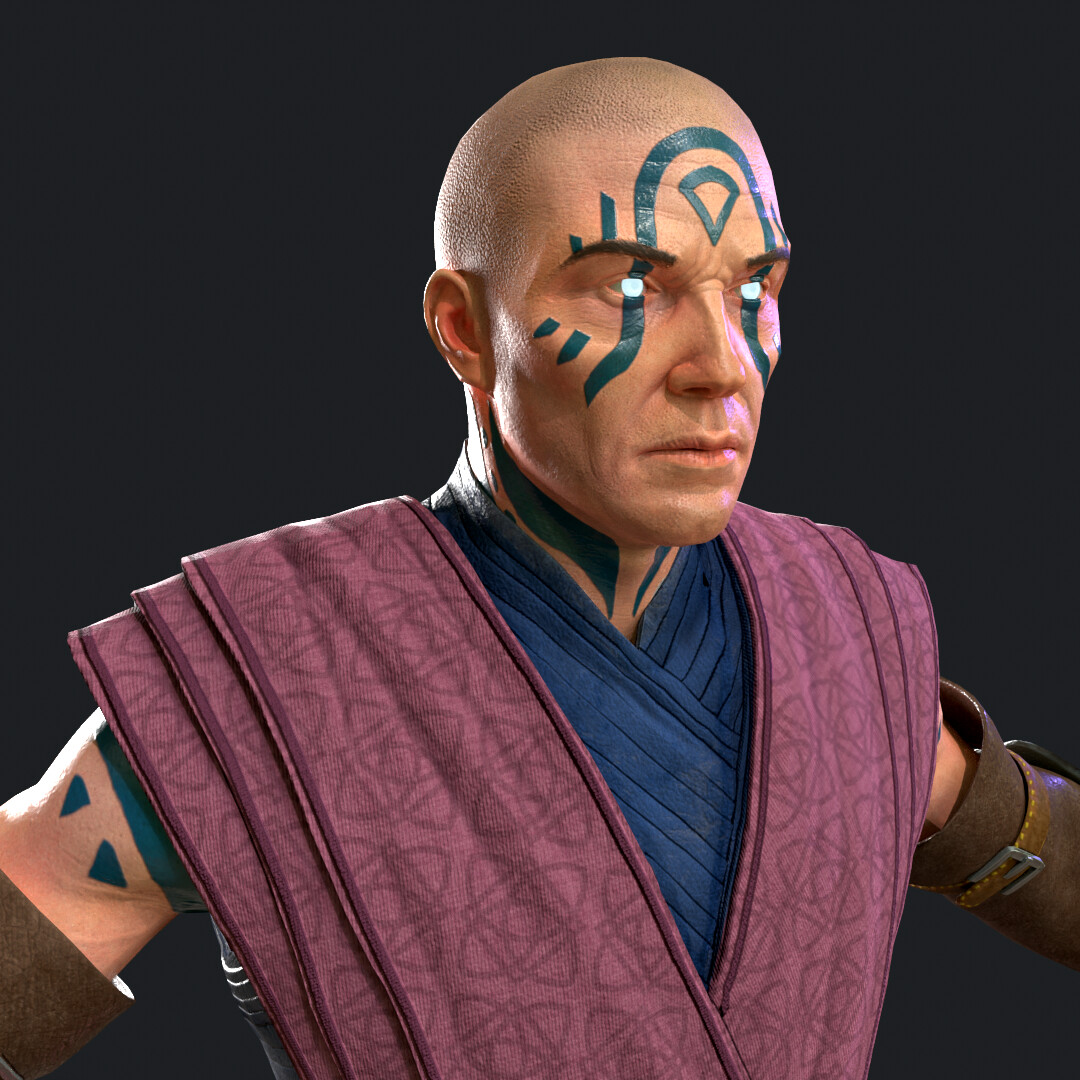 ArtStation - Mage - Game ready character