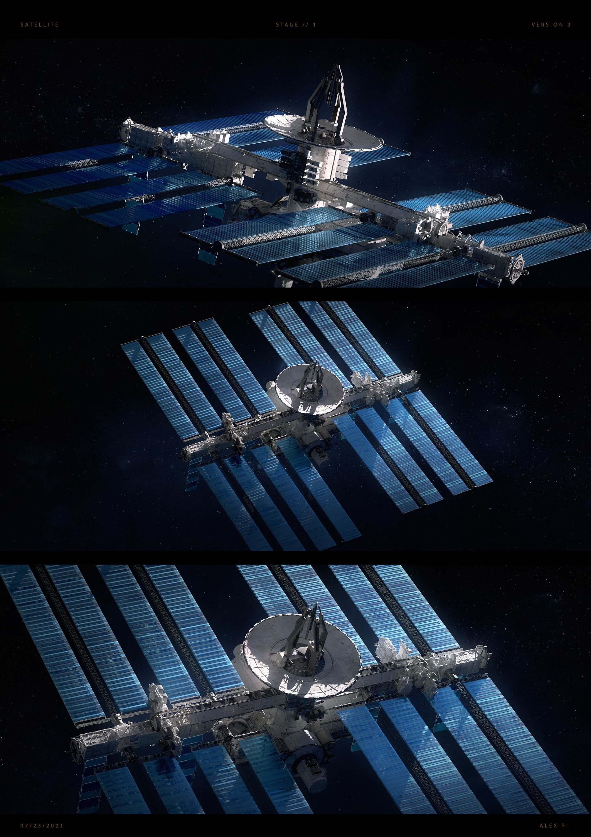 ArtStation - Satellite design