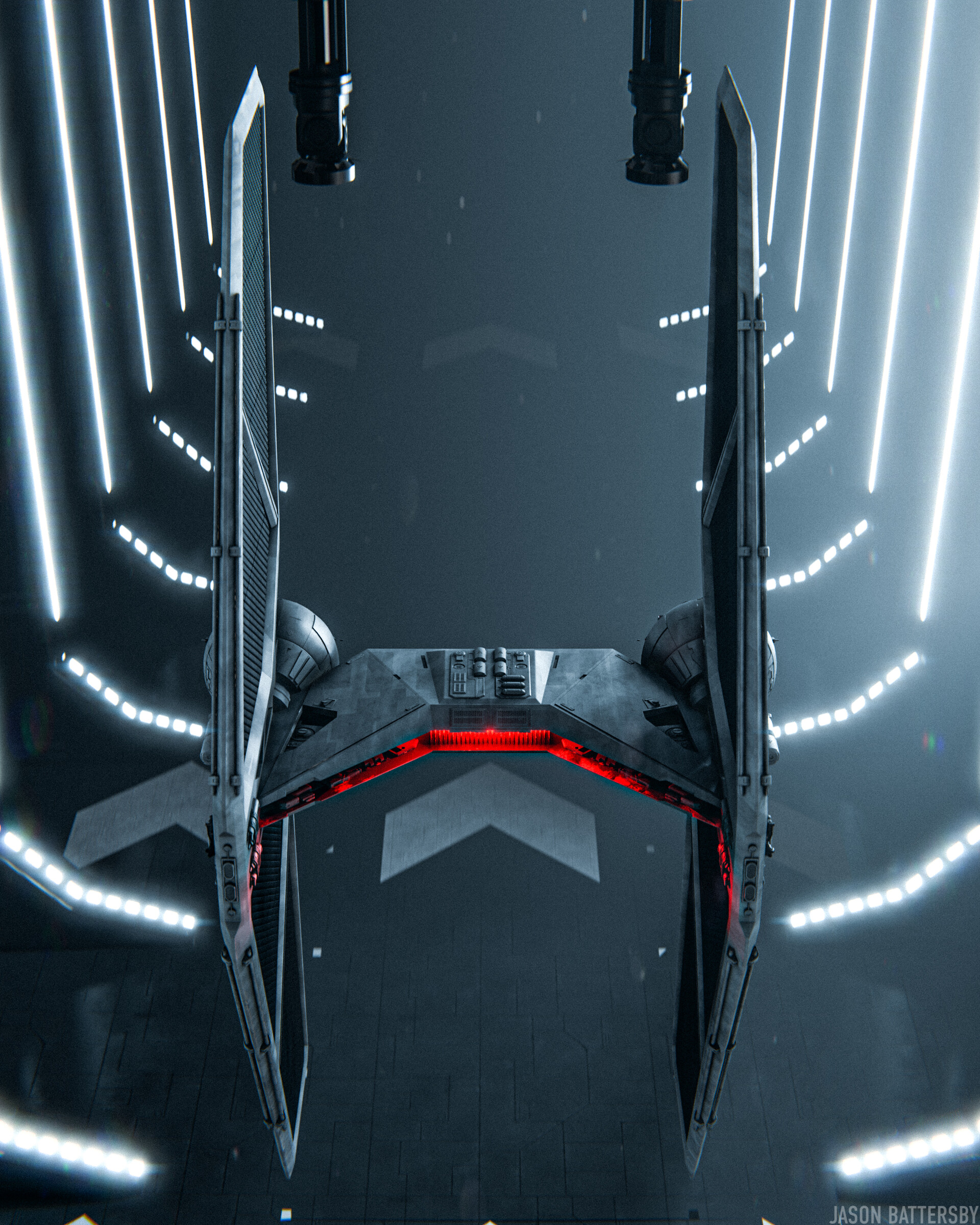 ArtStation - Tie Gunner / Tie Fighter Design Study / Blender