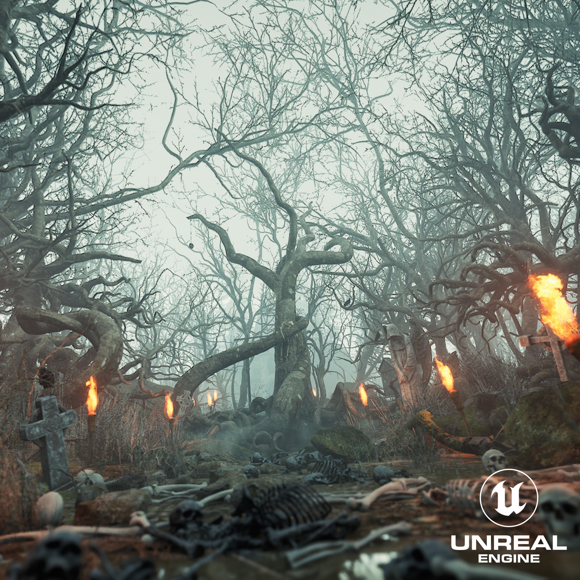 ArtStation - The Dark Tree Unreal Engine 5 Lumen Nanite Speedtree 9