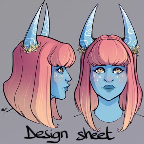 ArtStation - Creature Girl - design