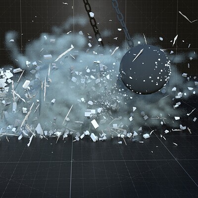 ArtStation - Wall Destruction