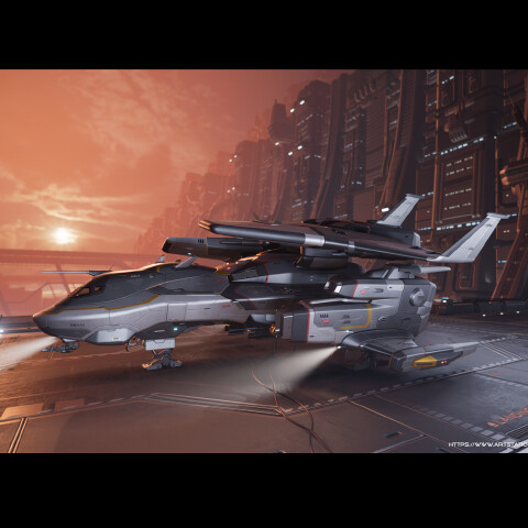 ArtStation - Assault Shuttle