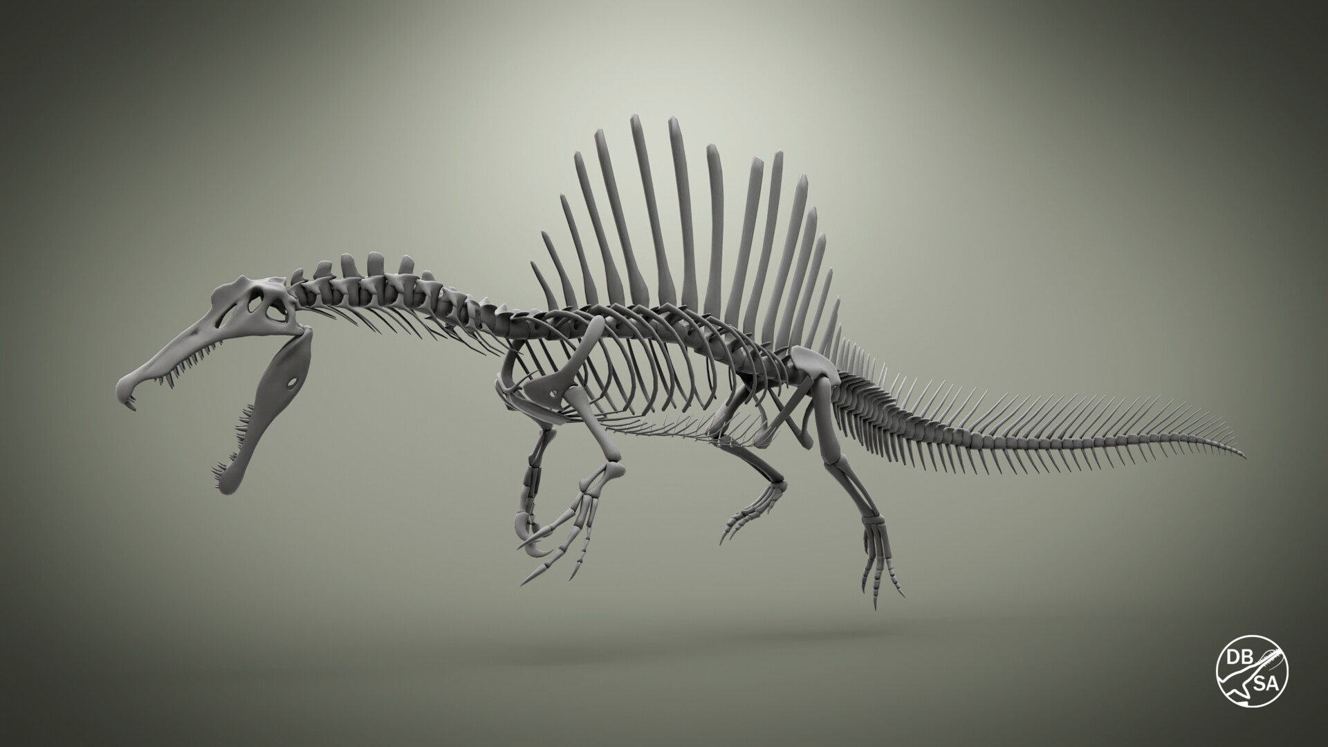 ArtStation - Spinosaurus Skeleton
