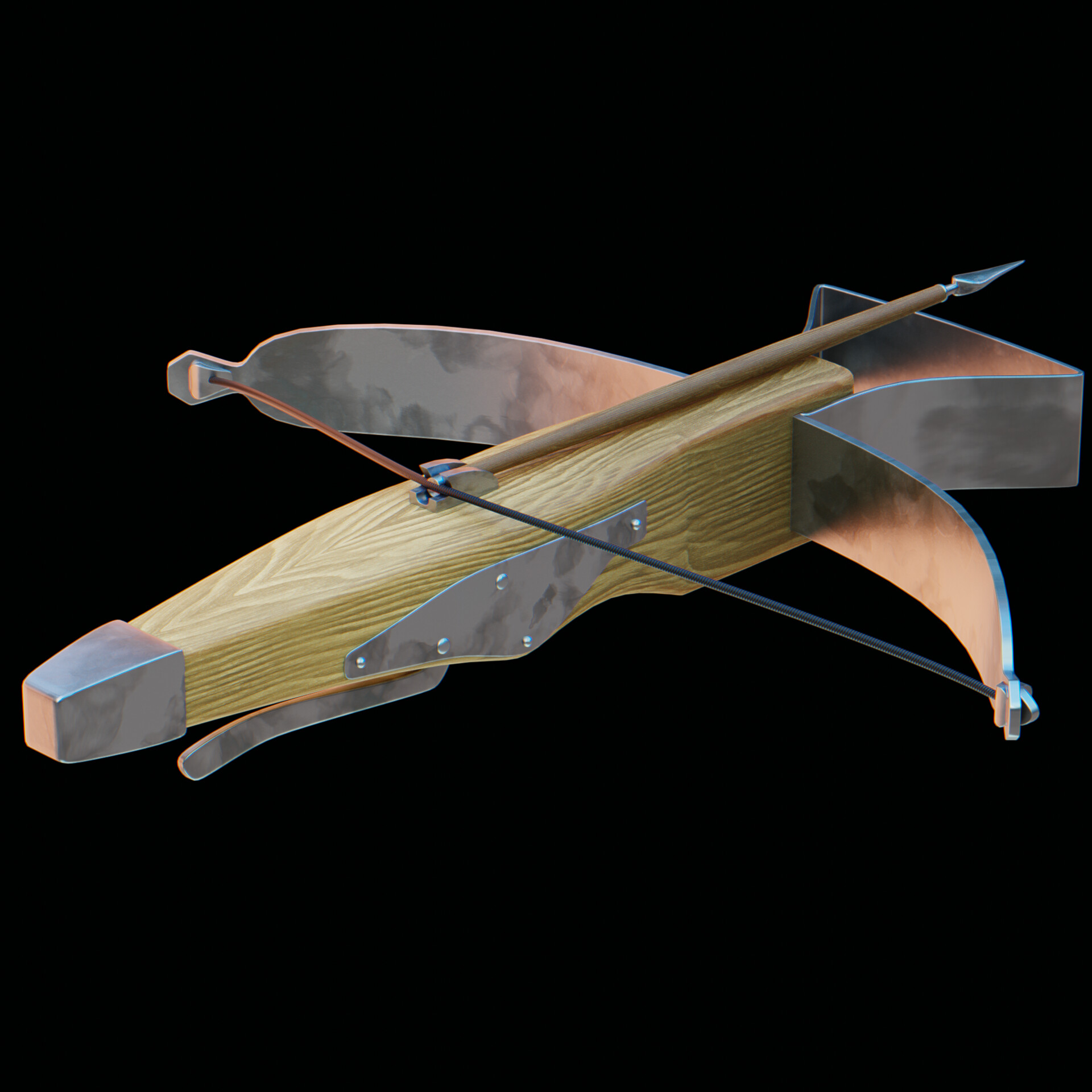ArtStation - Medieval crossbow with some modifications