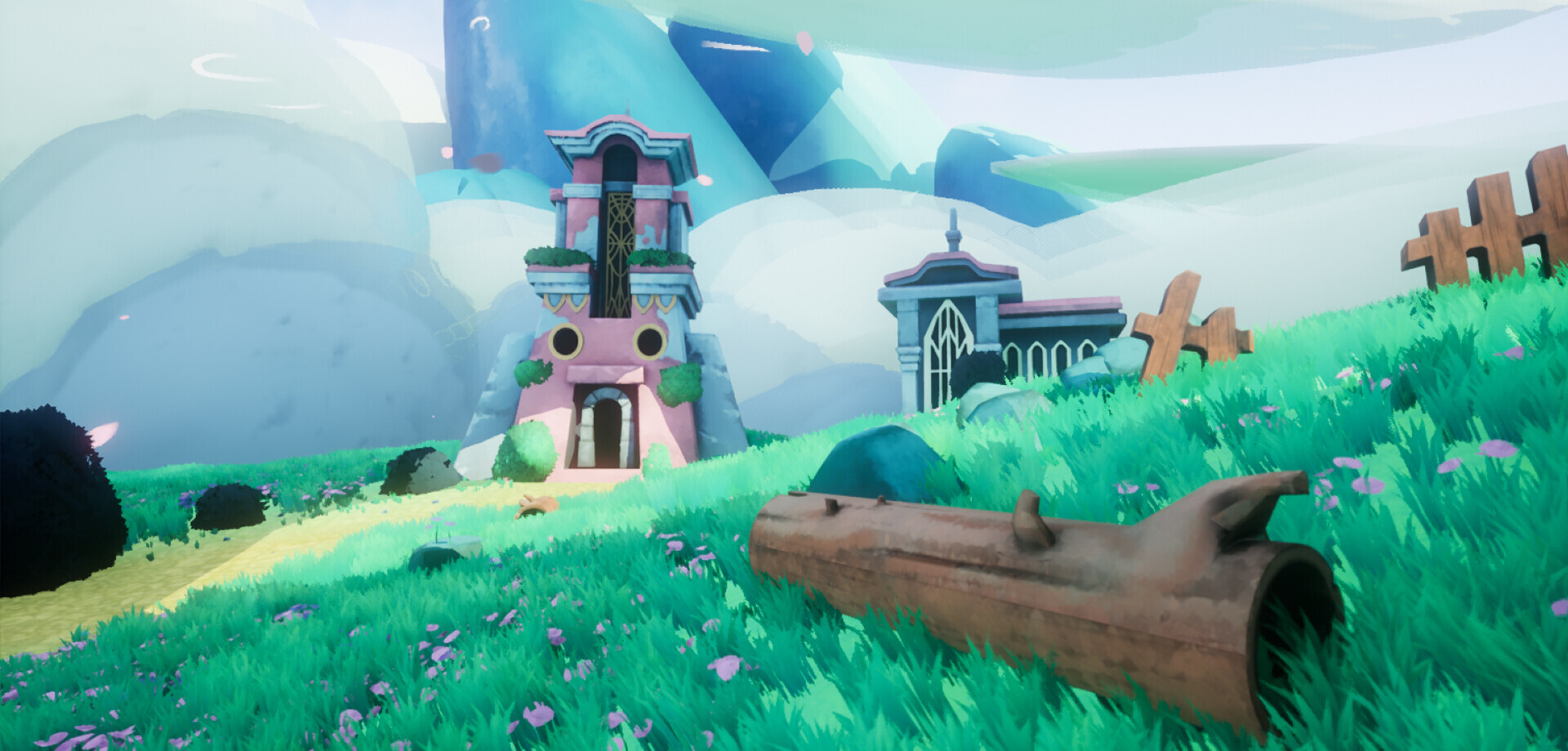 ArtStation - Stylized temple